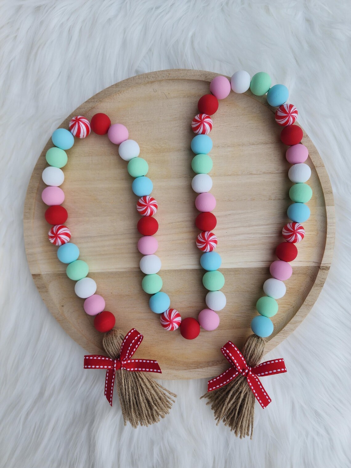 Peppermint Garland | Gingerbread House | Fun Christmas Garland | Candy ...