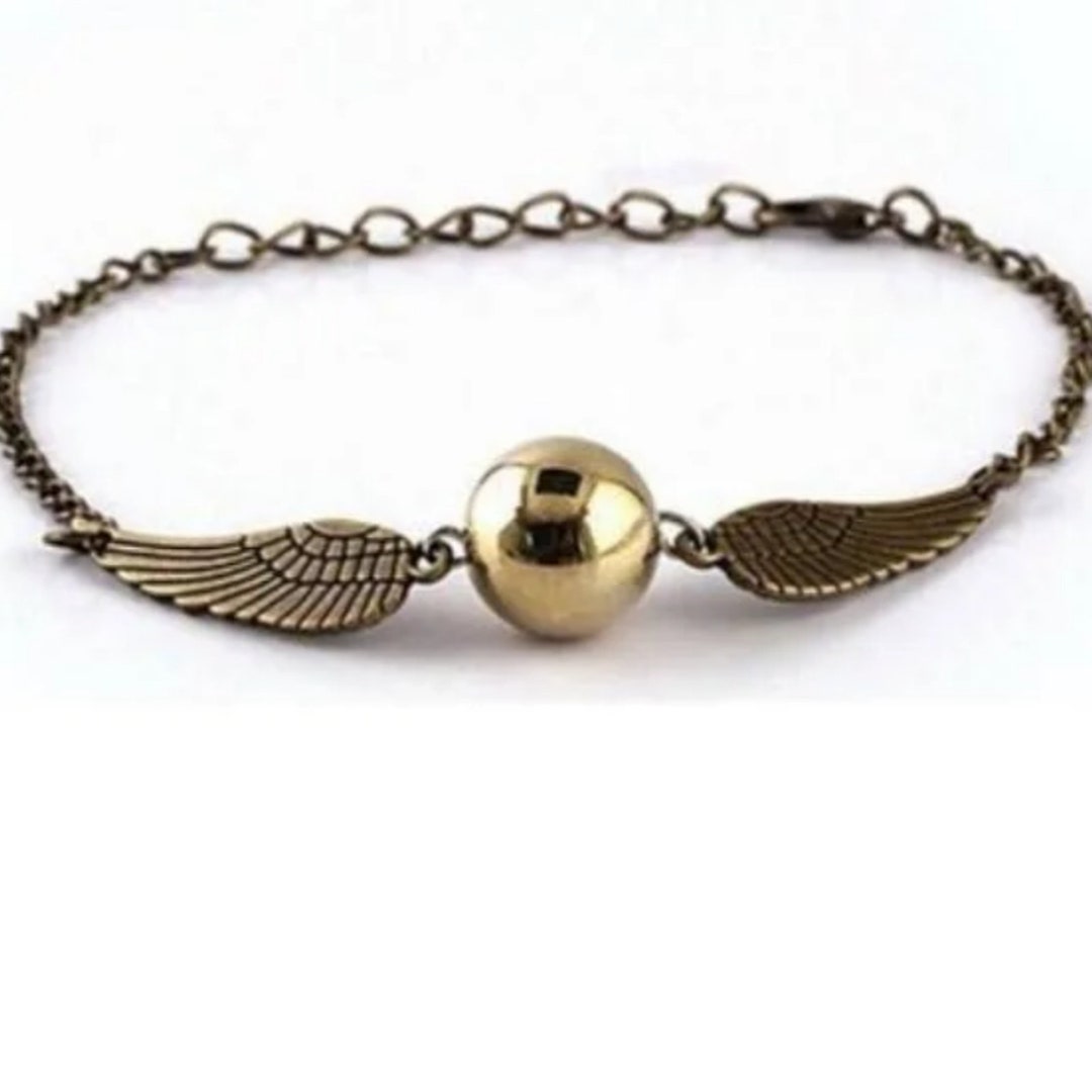 Golden Snitch Harry Potter Bracelet - Etsy