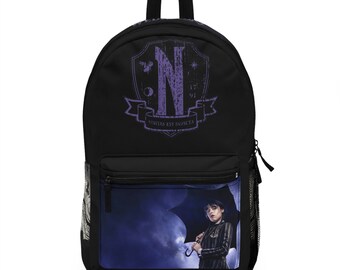 Wednesday Addams Nevermore Backpack - Etsy