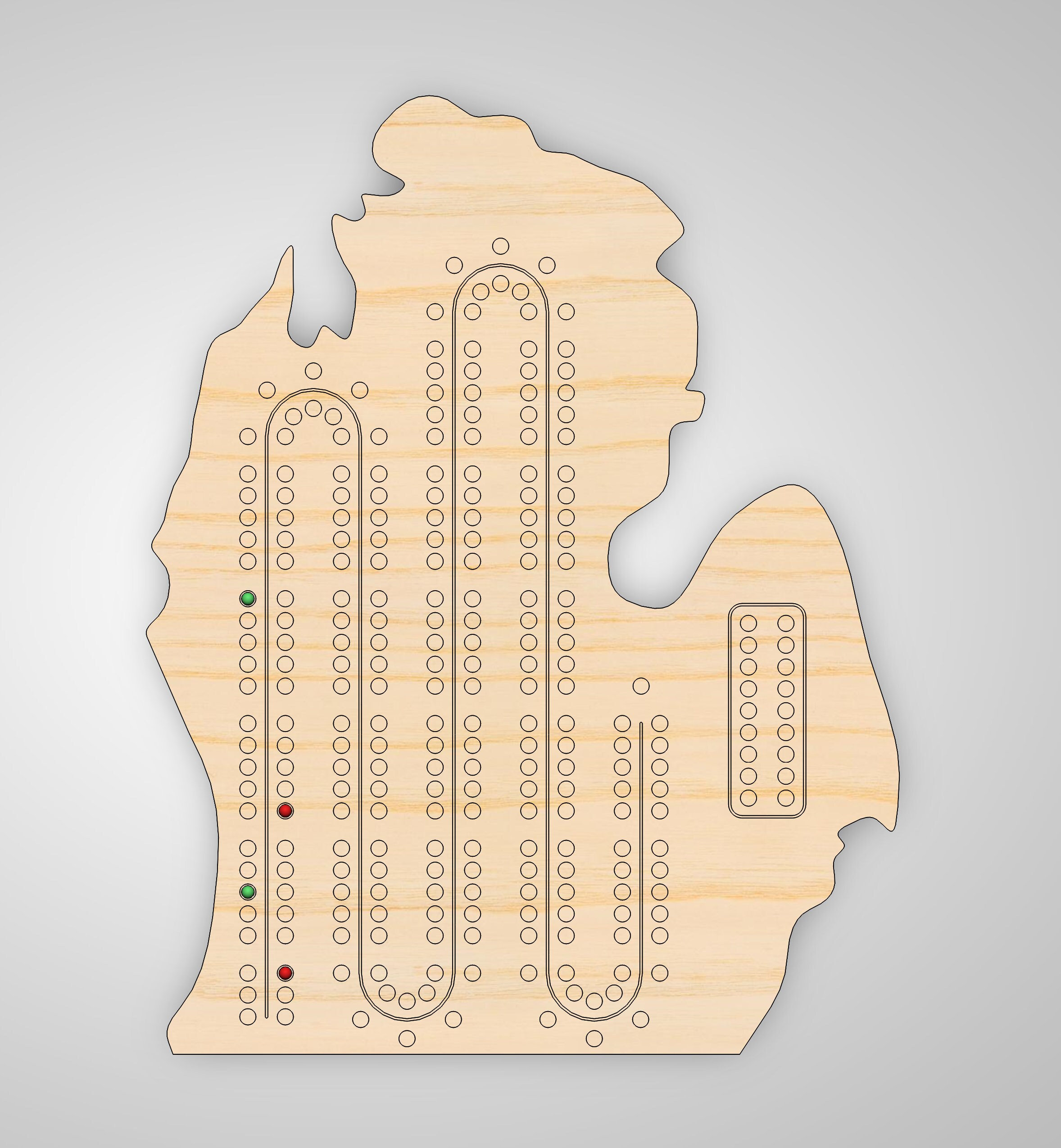 Michigan Cribbage Bored Digital File - Etsy