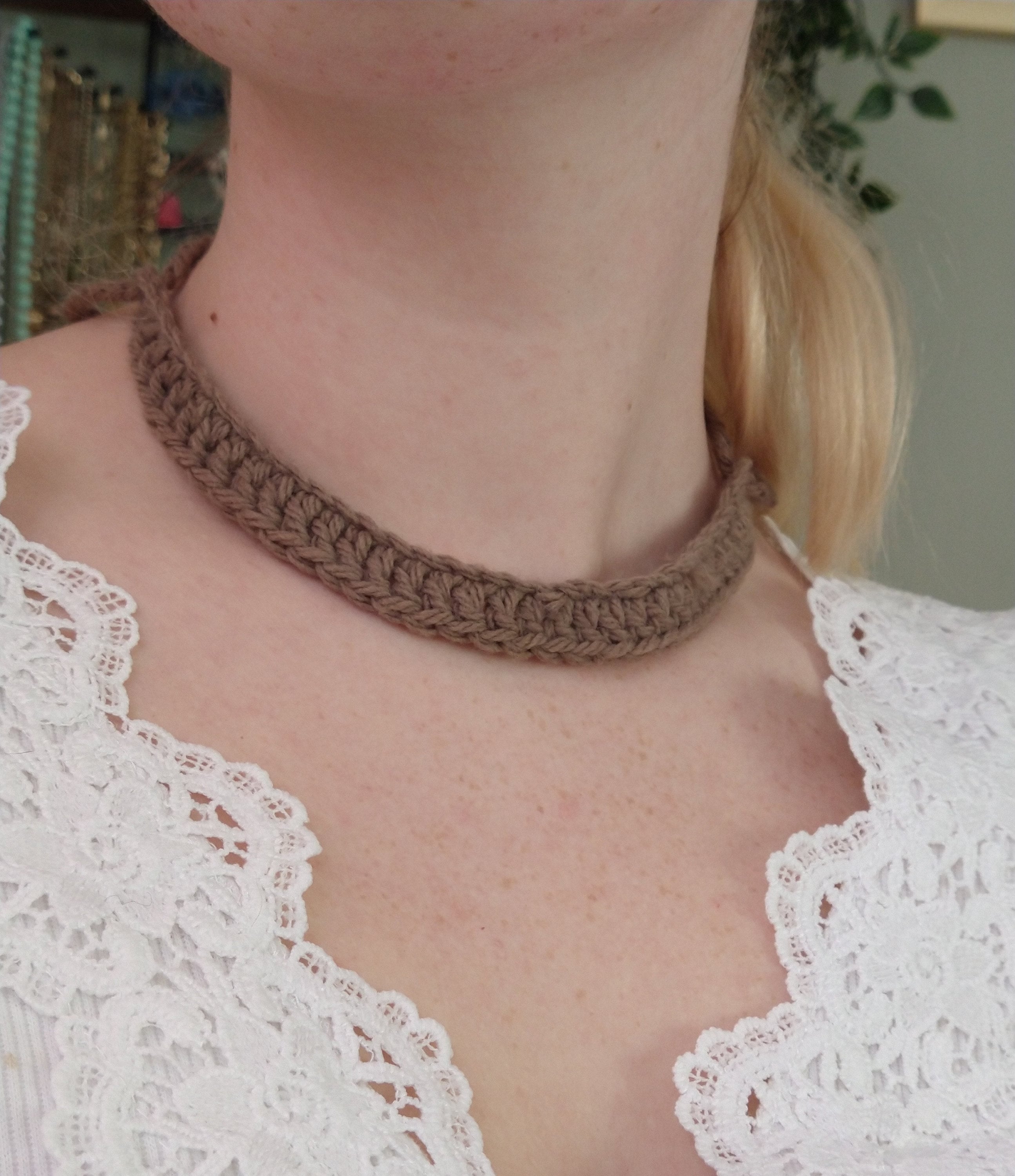 Easy Choker Crochet Pattern - Etsy
