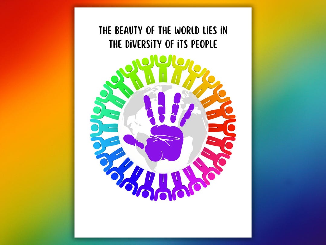 Handprint Keepsake Craft, Kindness & Diversity Kids Art, Black History ...