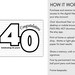 40th Work Anniversary, Celebrating 40 Years of Service, Card ...