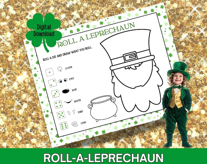 St. Patrick's Day Roll Dice Game | Printable St. Patrick's Day ...