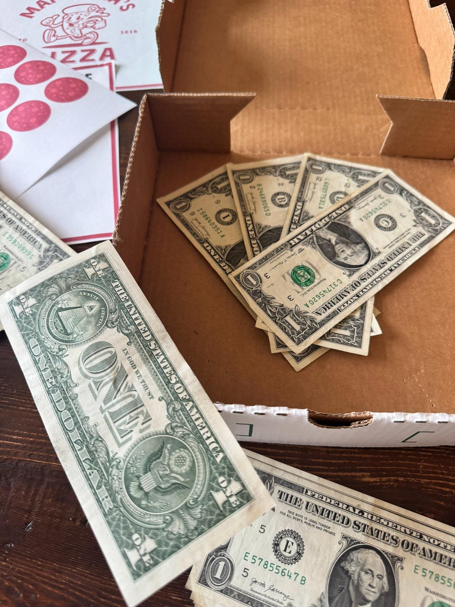 Printable Money Pizza Gift Box, Unique Money Gifts, Pizza Lover Gift ...