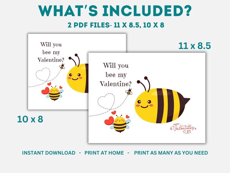 Valentine Handprint Craft for Kids, Will You BEE My Valentine Handprint ...