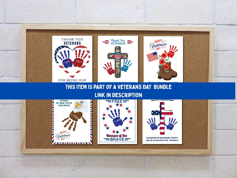 Veterans Day Handprint Craft for Kids | Printable Keepsake Craft ...