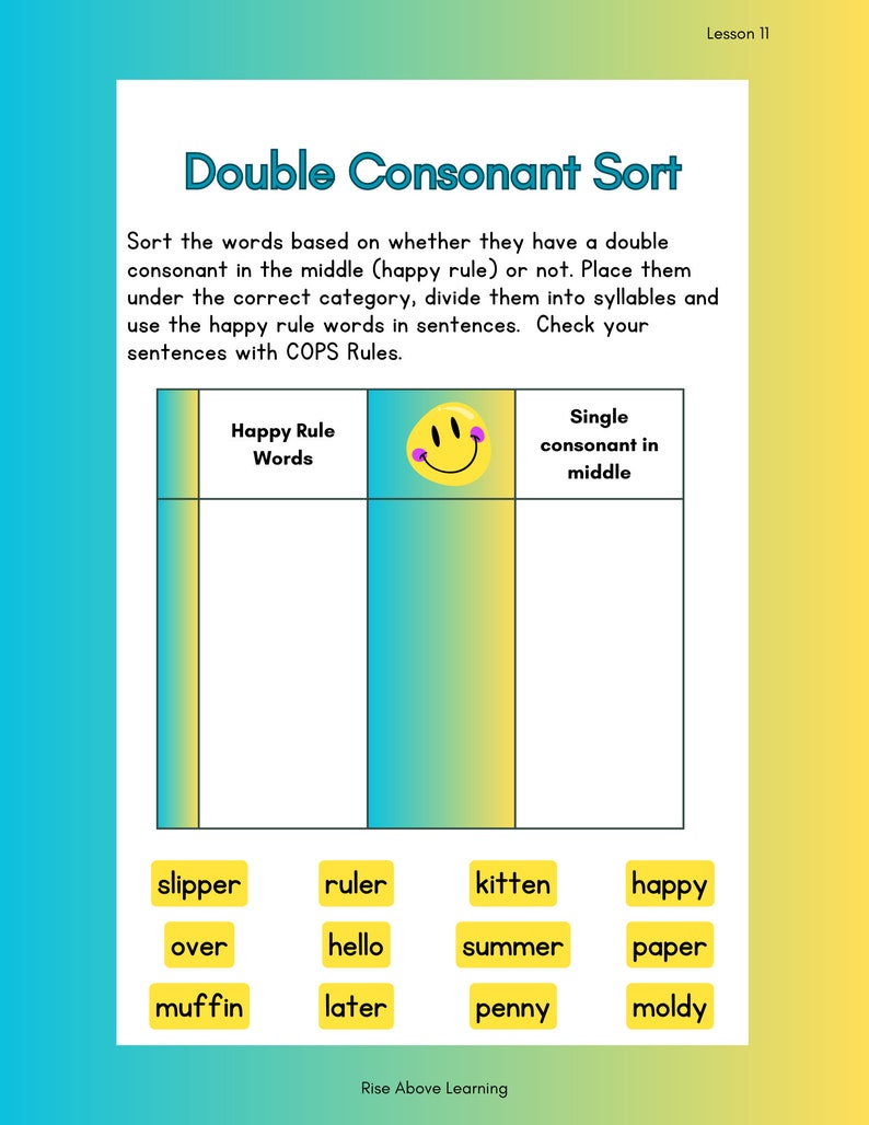 2nd-3rd Grade Phonics Lessons, Printable, Instant Download - Etsy