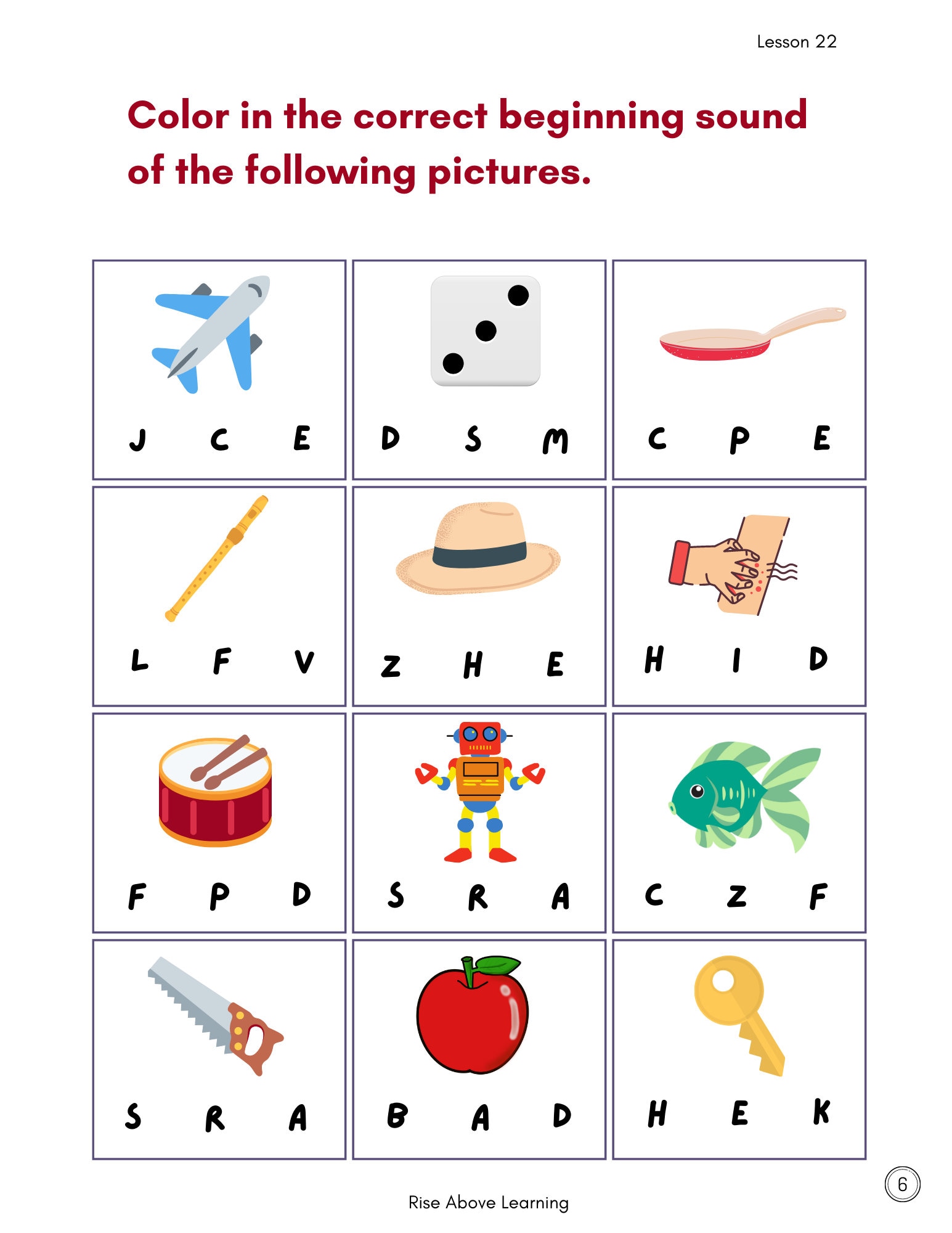 Kindergarten Phonics Lessons, Printable, Instant Download - Etsy