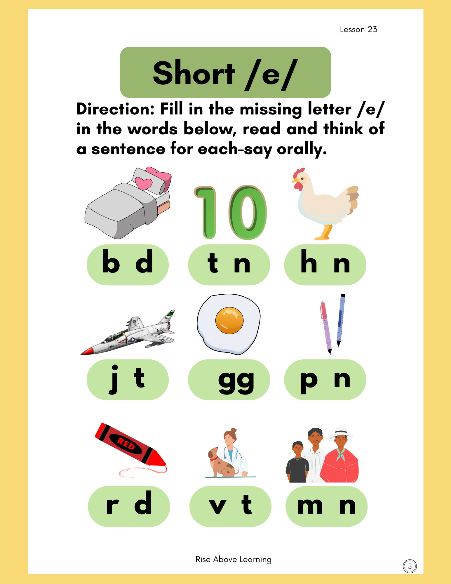 Kindergarten Phonics Lessons, Printable, Instant Download - Etsy