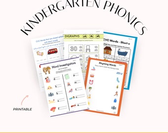 2nd-3rd Grade Phonics Lessons, Printable, Instant Download - Etsy
