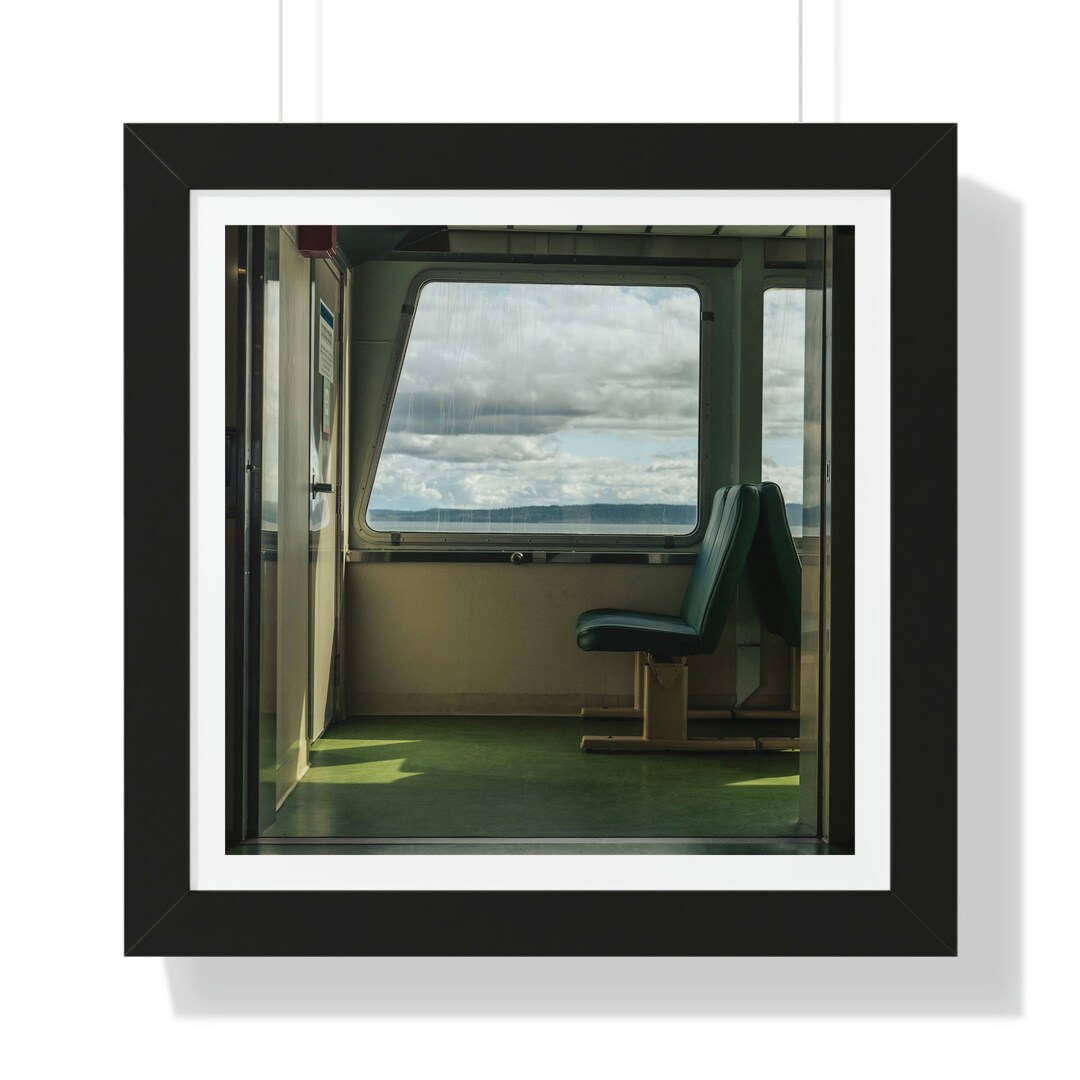 Framed Square Fine Art Print Ferry Part I - Etsy