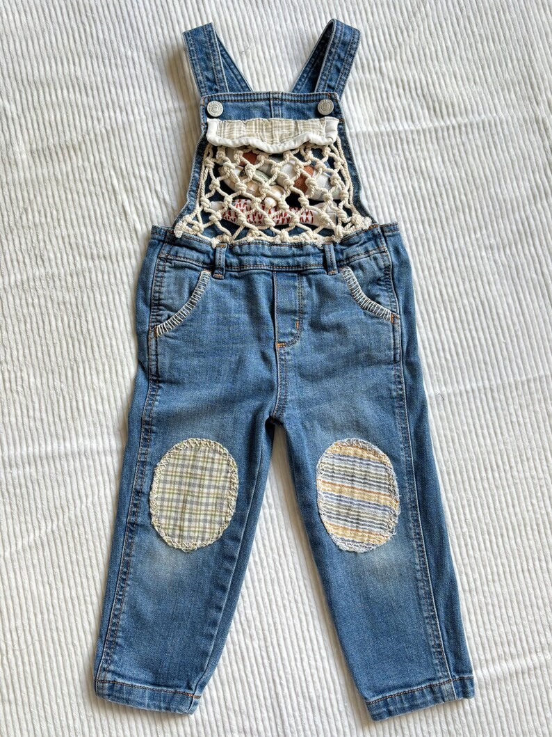 Customized Children’s Overalls With Net Pouch and Fish! - Etsy