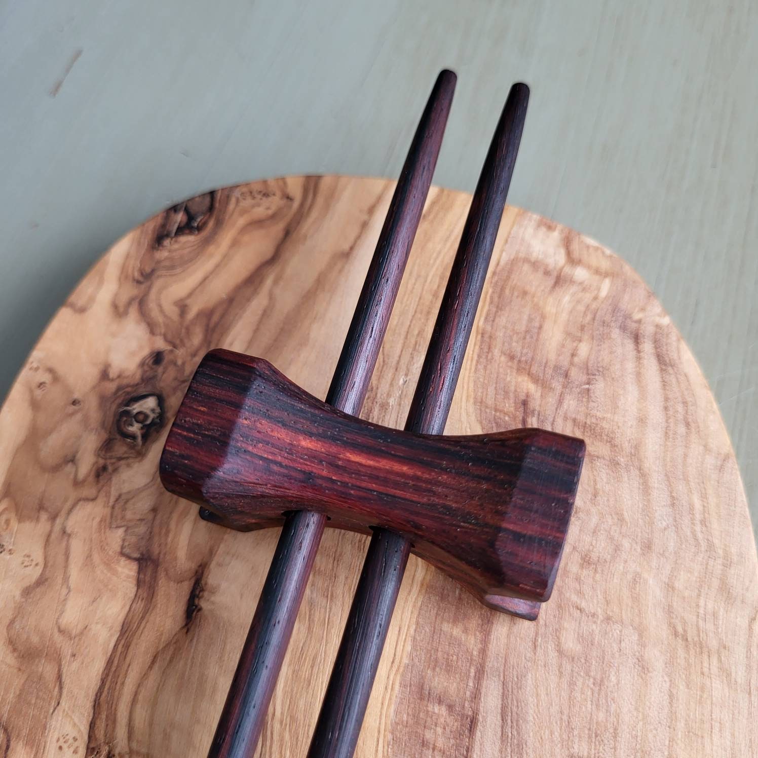 Wooden Cocobolo Chopsticks Japanese Style Wedding Gift Idea Anniversary ...