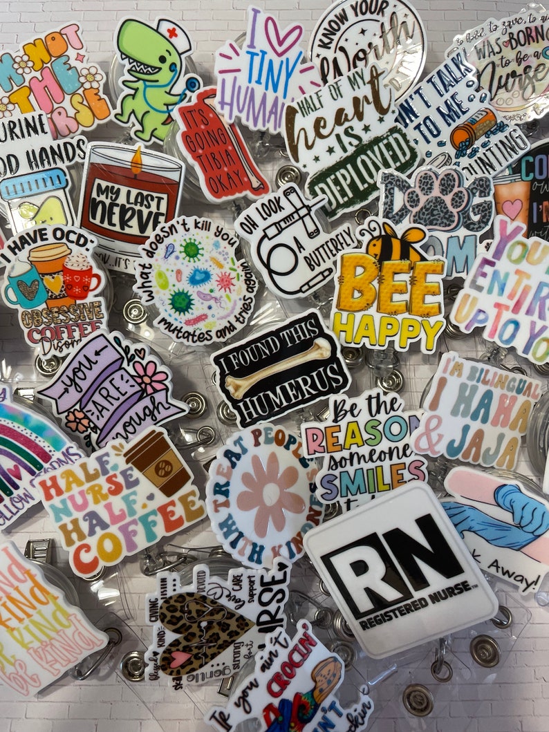 Relax I’ve Seen Worse| NURSE Rn Badge Reel Retractable Cna Lpn Hospital ...