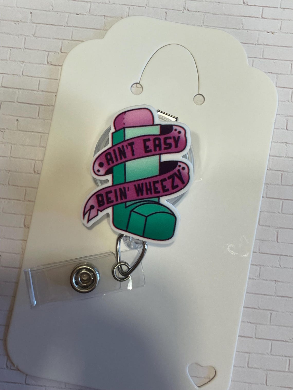 It Ain’t Easy Being Wheezy, a Retracting ID Badge Reel for Respiratory ...