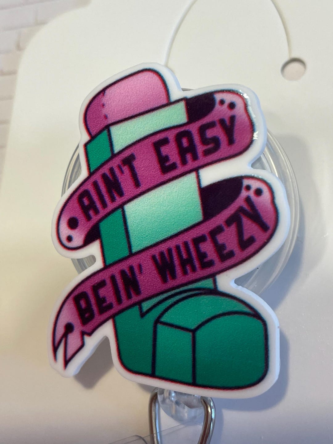 It Ain’t Easy Being Wheezy, a Retracting ID Badge Reel for Respiratory ...