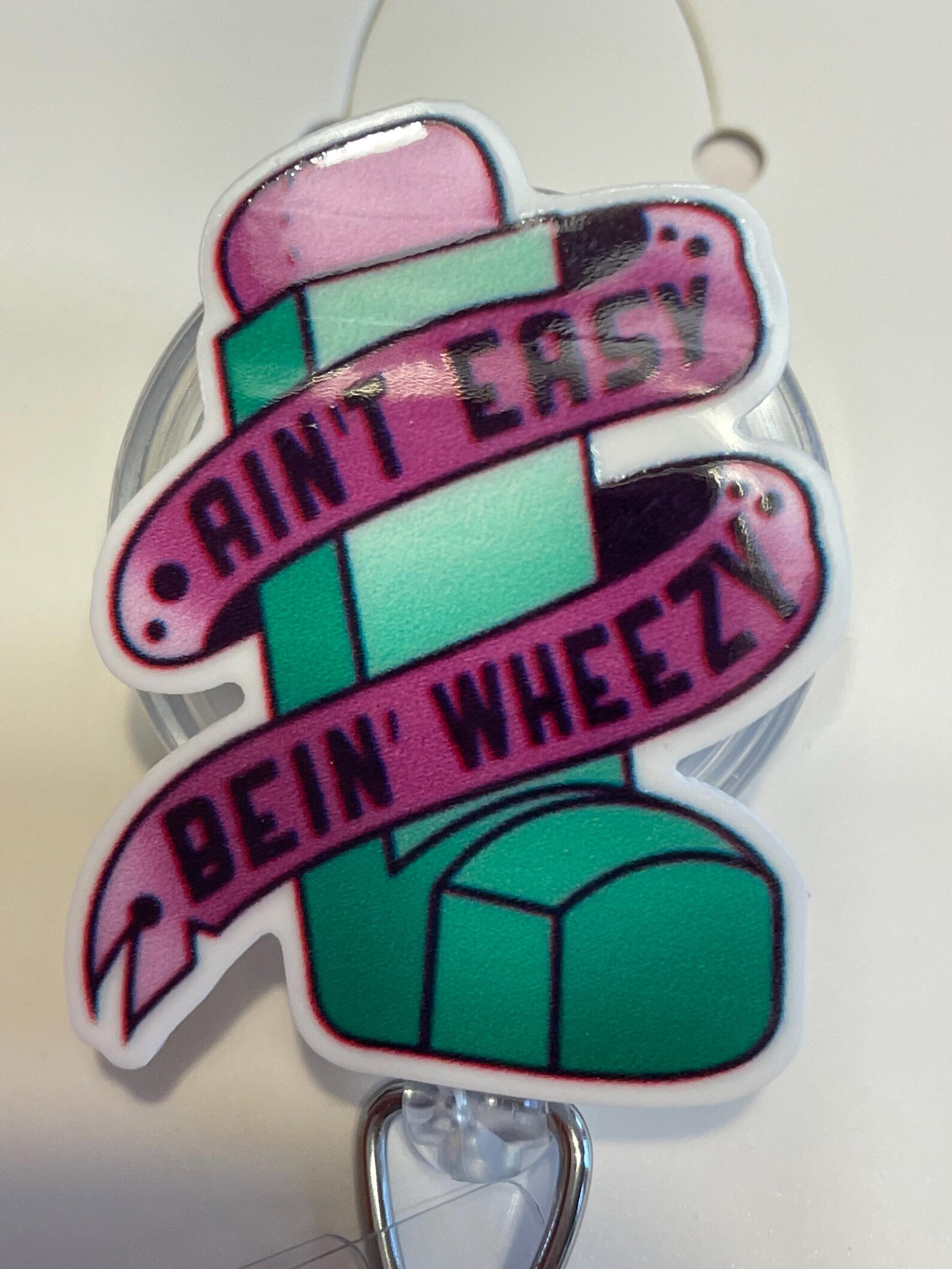 It Ain’t Easy Being Wheezy, a Retracting ID Badge Reel for Respiratory ...