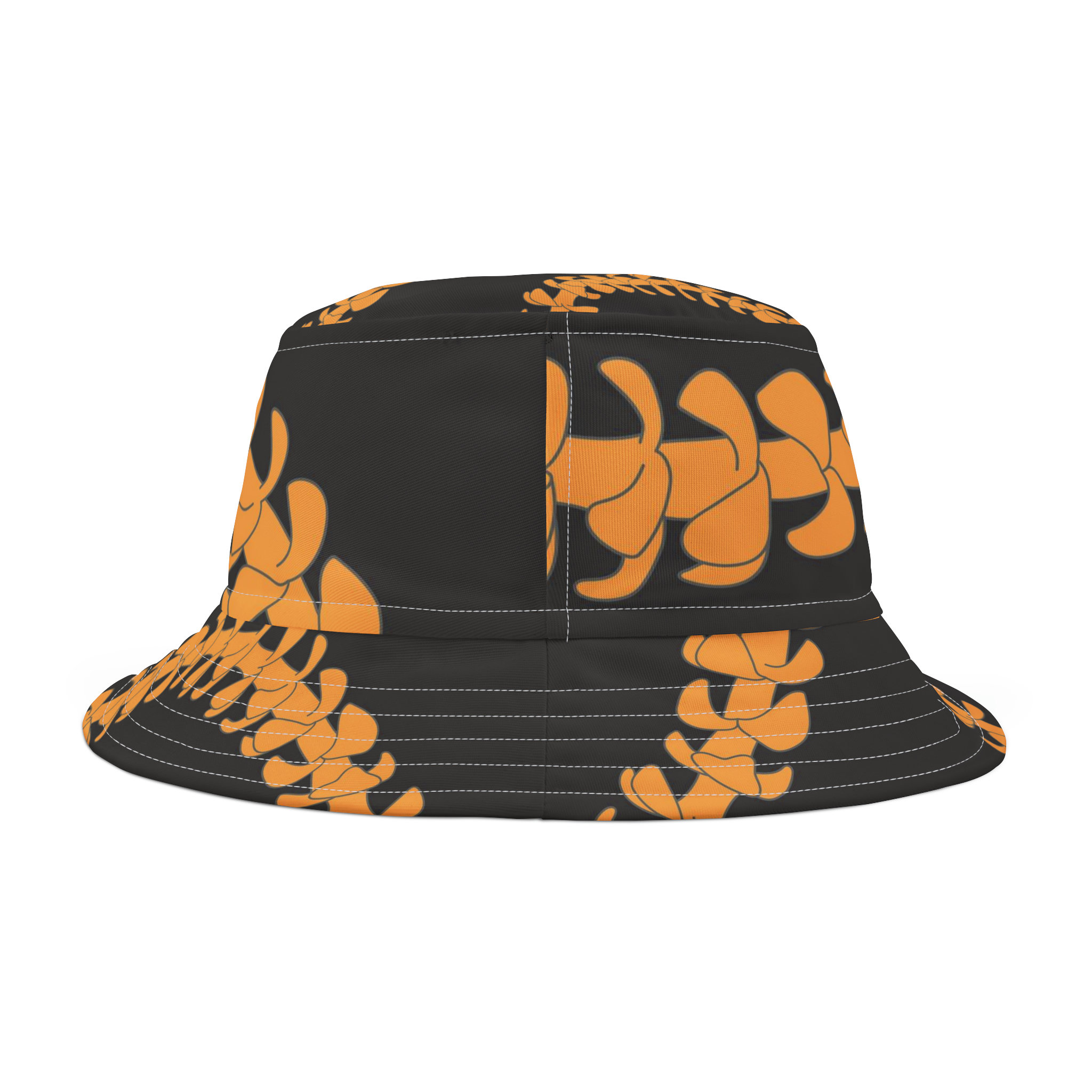 Puakenikeni Design/bucket Hat/hawaii/beach Wear - Etsy