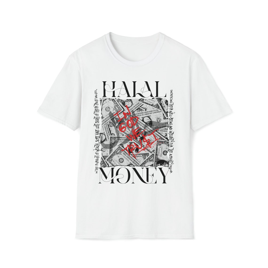 Halal Money Shirt - Halal Islamic Tee - Muslim Shirt Gift - Islamic ...