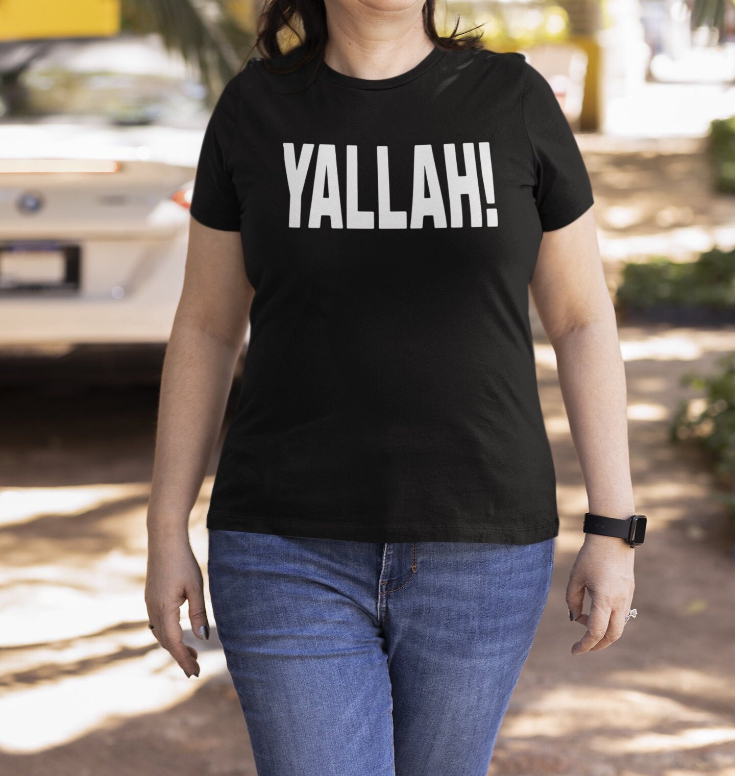 Yallah Shirt - Yallah - Arabic Yallah Shirt - Shirt in Arabic - Funny ...