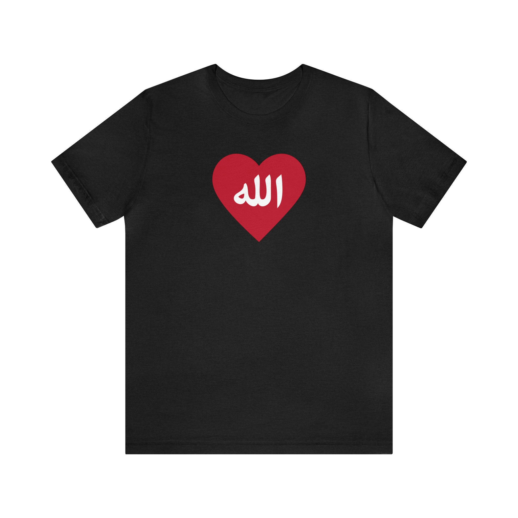 Heart Allah - Love Allah - Female Muslim Tee - I Love Allah - Love for ...