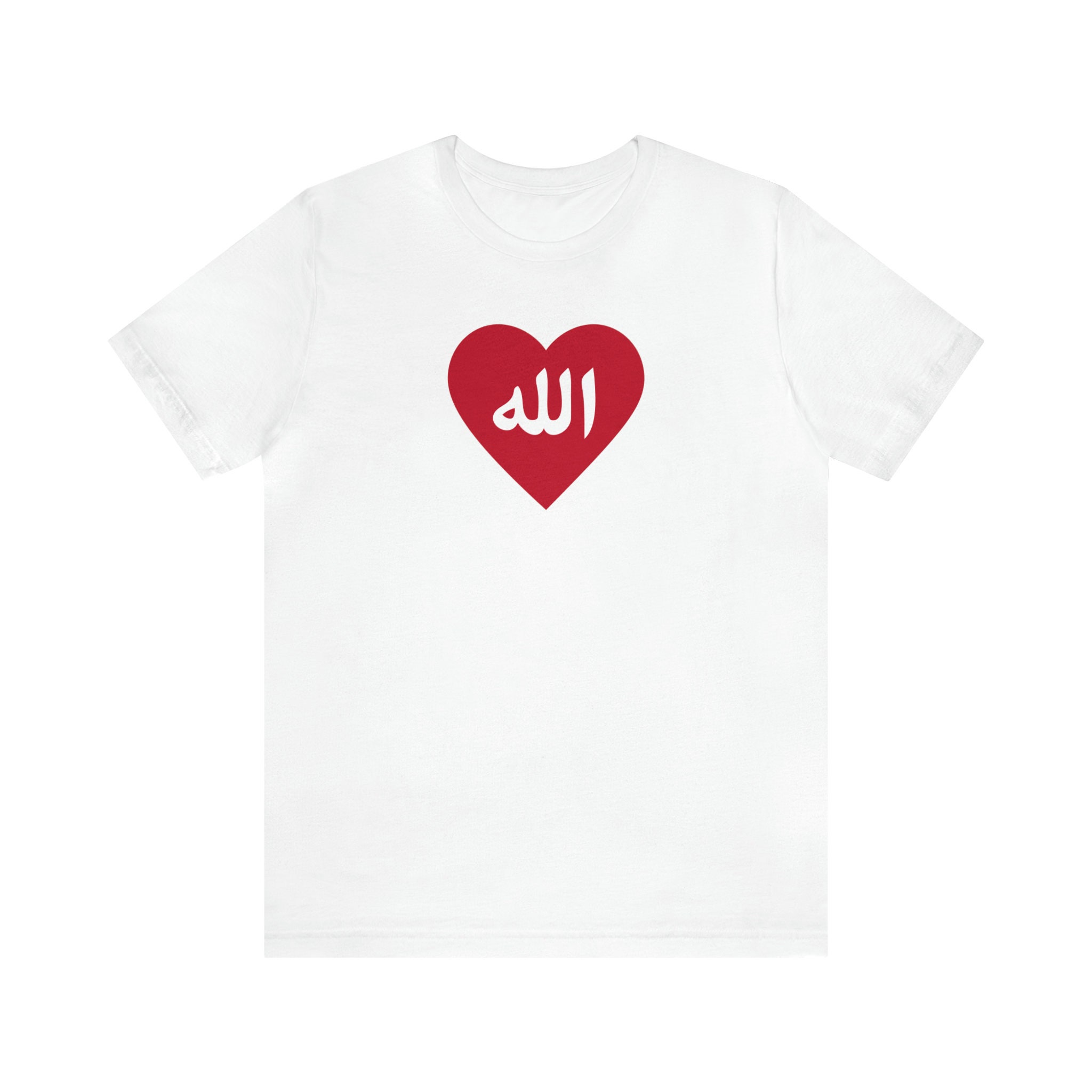 Heart Allah Love Allah Female Muslim Tee I Love Allah - Etsy