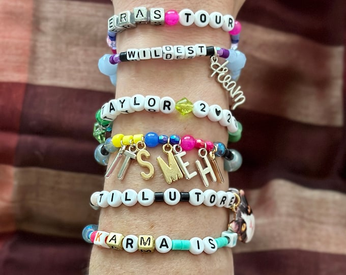 Taylor Swift (5 PACK) Friendship Bracelets - Perfect for Eras Tour - Etsy