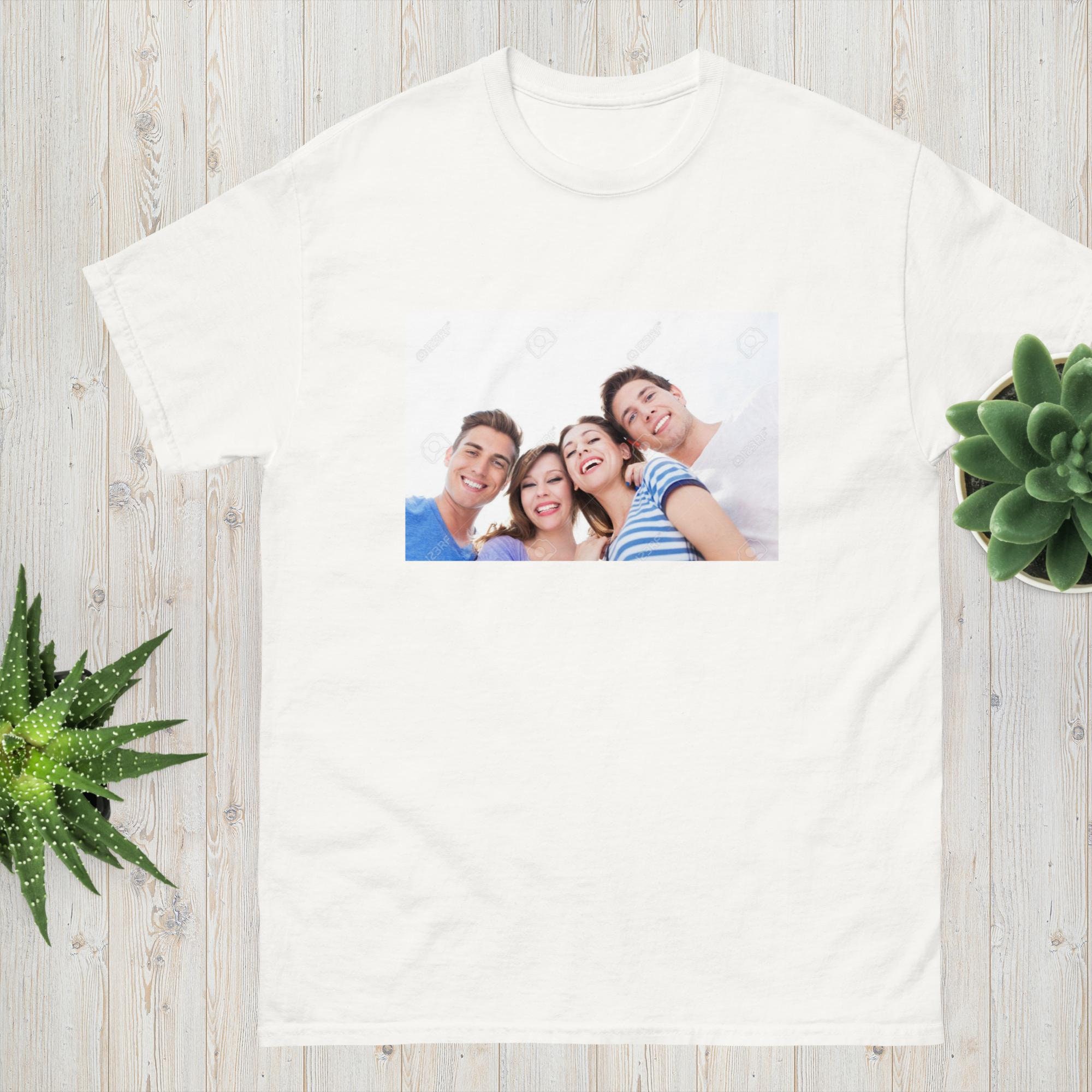 Personalised Photo Printed T-shirt Custom Photo Print Tee Shirt T Top ...