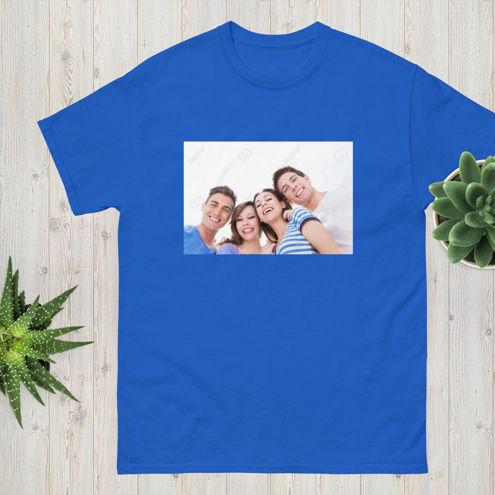 Personalised Photo Printed T-shirt Custom Photo Print Tee Shirt T Top ...