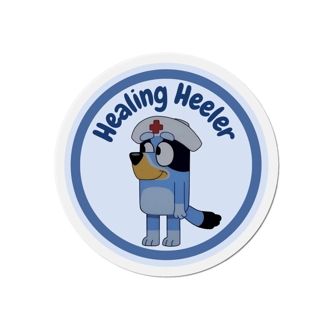 Bluey Inspired Nurse Bluey Doctor Surgeon Magnet Car Magnet Decal - Etsy