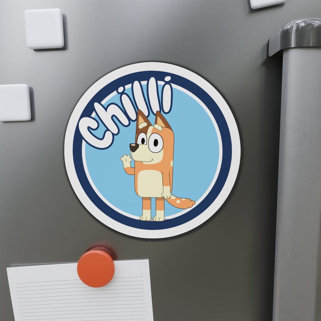 Bluey Chilli Chili Mom Mum Inspired Magnet Car Magnet Decal - Etsy