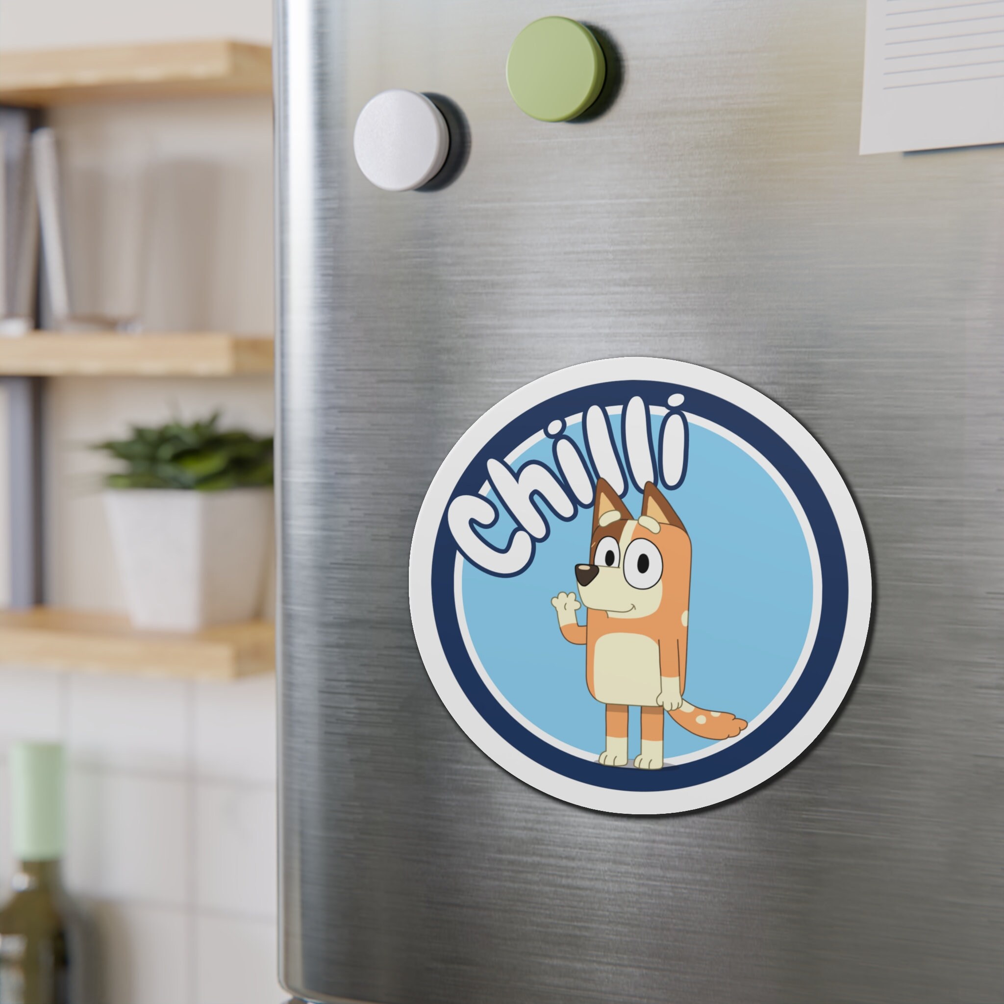 Bluey Chilli Chili Mom Mum Inspired Magnet Car Magnet Decal - Etsy