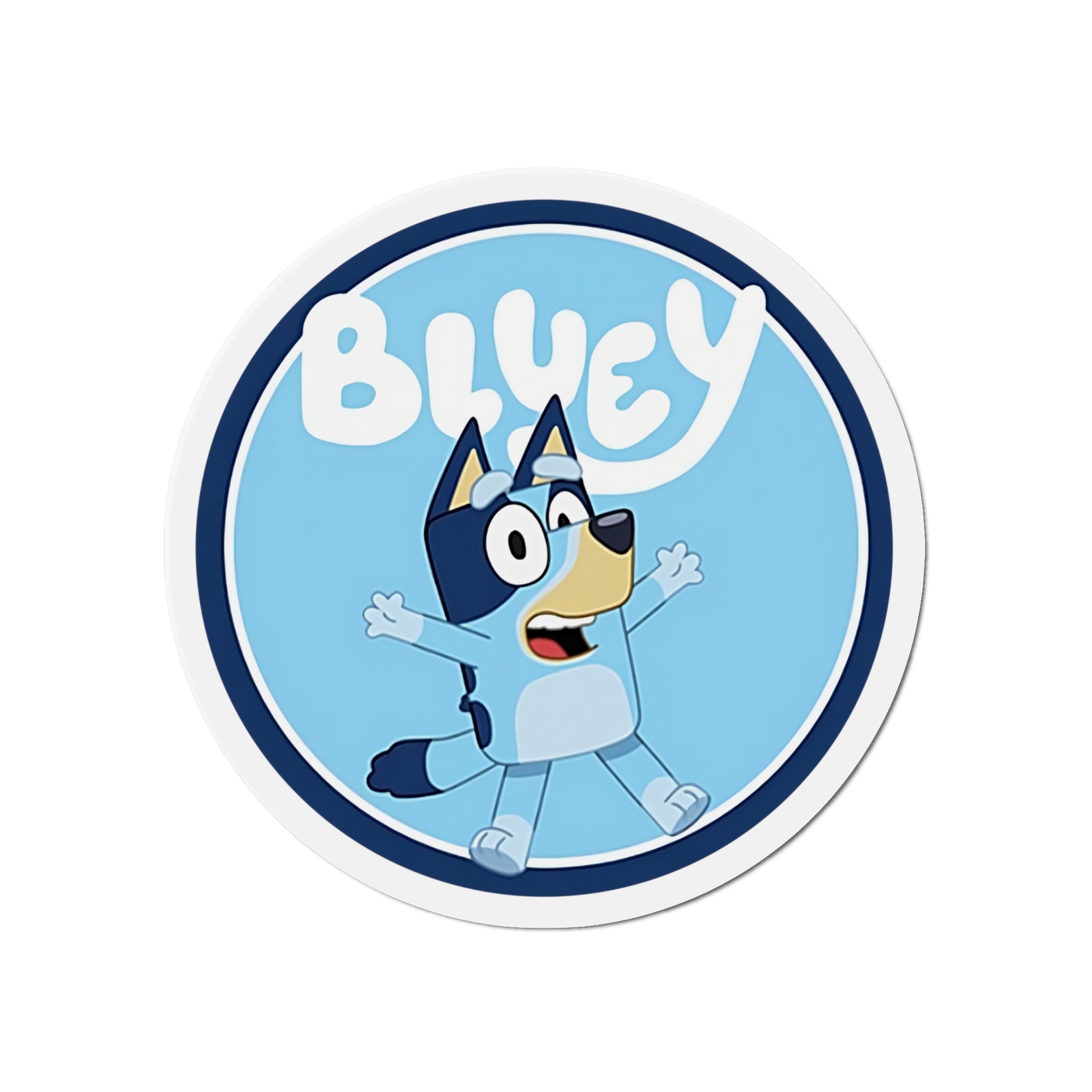 Bluey Magnet Car Magnet Bluey Decal Sticker - Etsy Australia