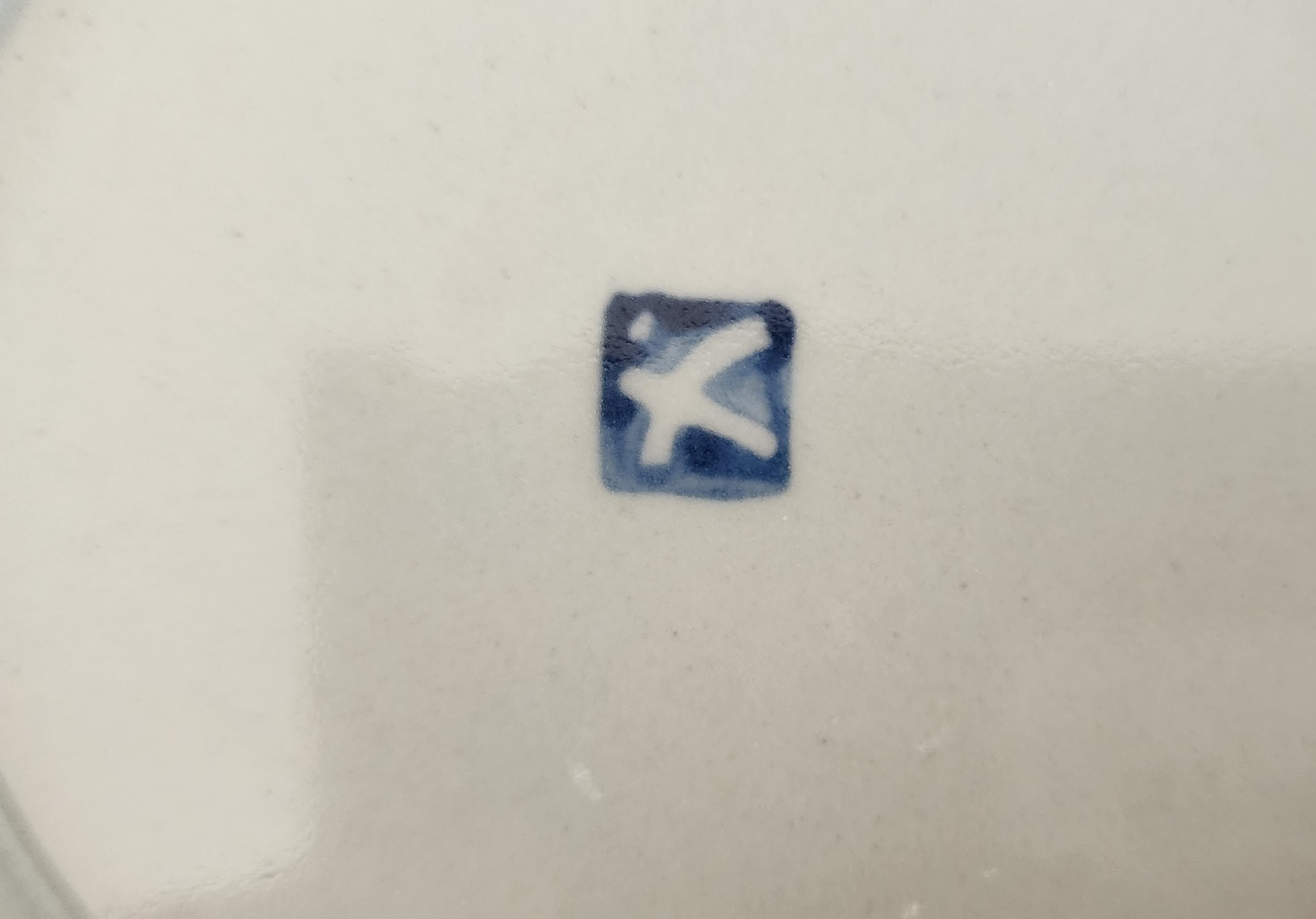 Hand Painted Blue Ceramic Plate 7.5 Inch - Etsy