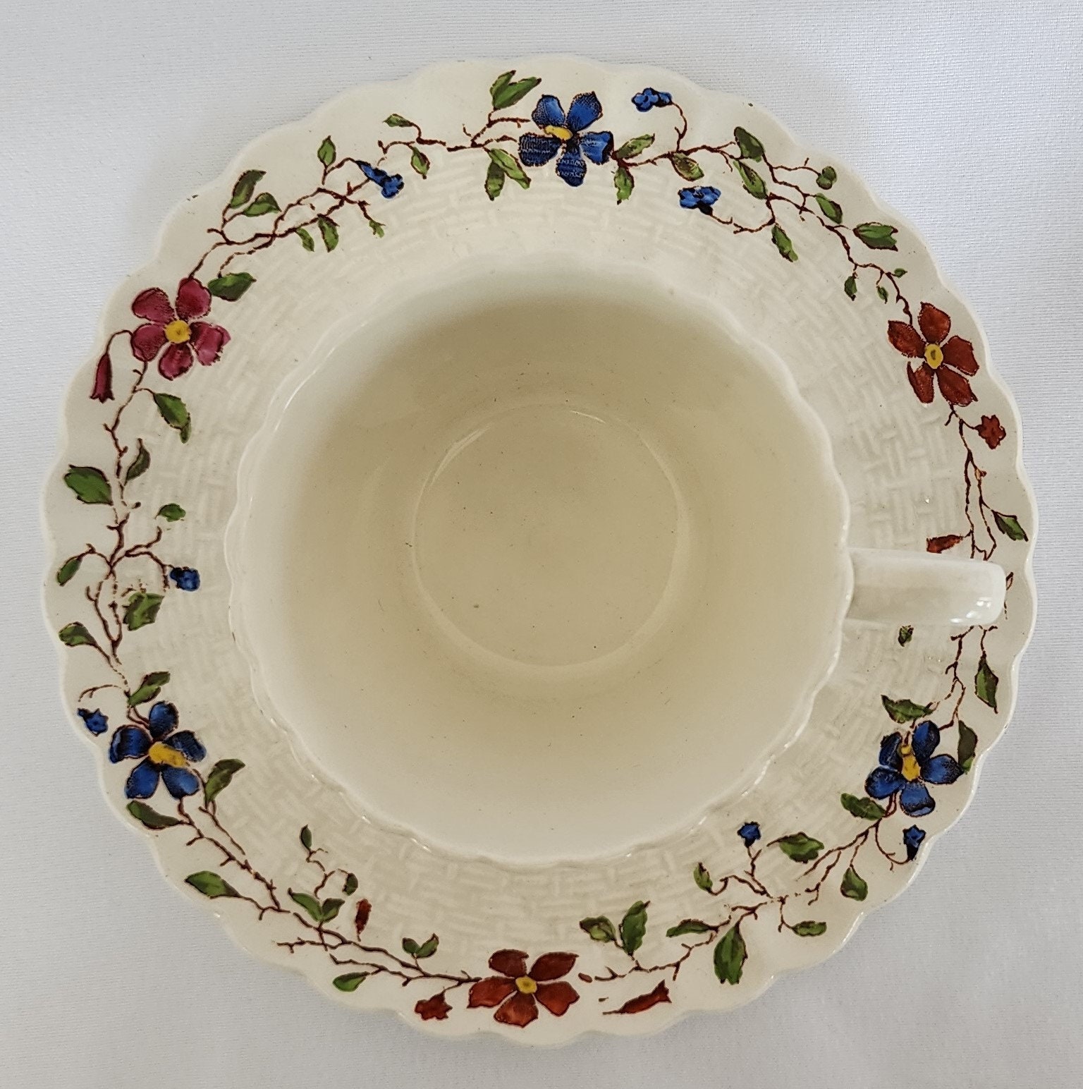 Vintage Spode Demitasse Cup and Saucer Copeland Spode Wicker - Etsy