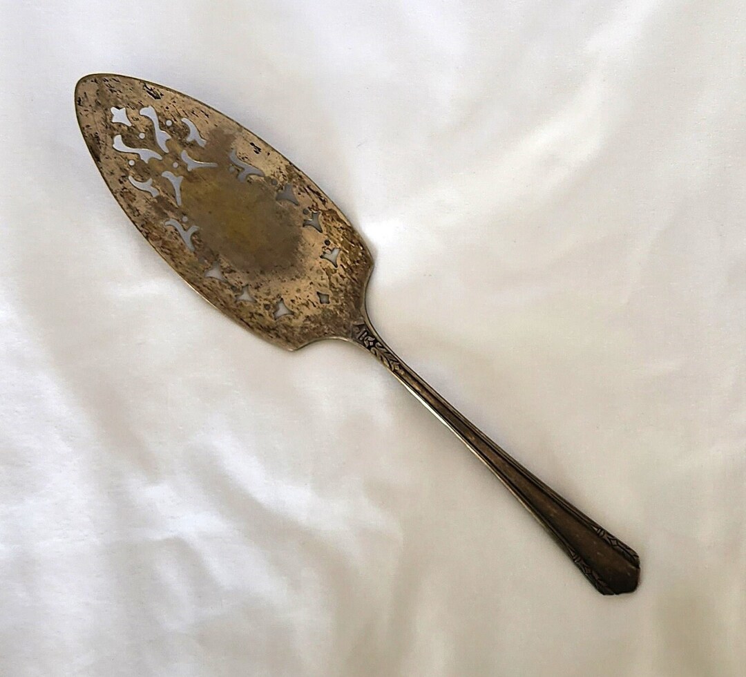 Vintage Oneida Silver Plate Pierced Cake Server Rogers A1 Plus - Etsy