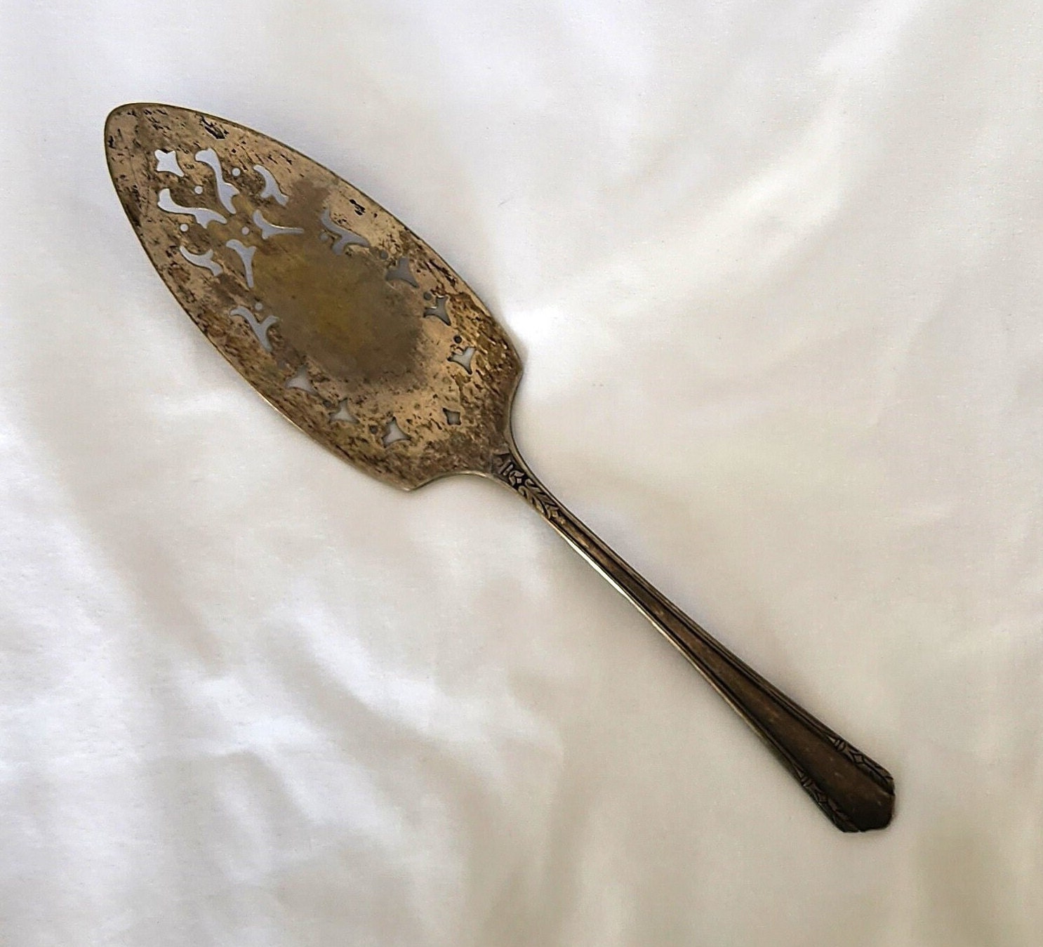 Vintage Oneida Silver Plate Pierced Cake Server Rogers A1 Plus - Etsy