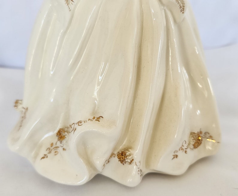 Florence Ceramics Signed Hand Sculpted Dalia Figurine White - Etsy