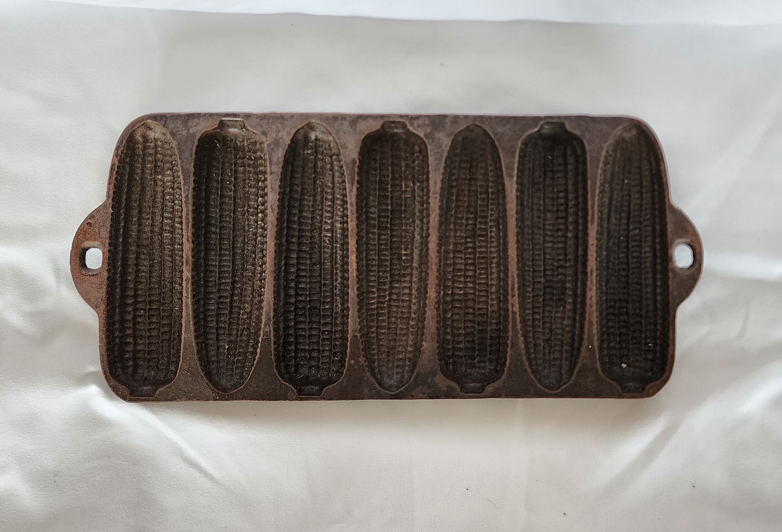 Vintage Cast Iron Corn Stick Cornbread Pan - Etsy