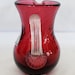 Glass Pitcher Pilgrim Cranberry Glass Small 3.75 Inch - Etsy