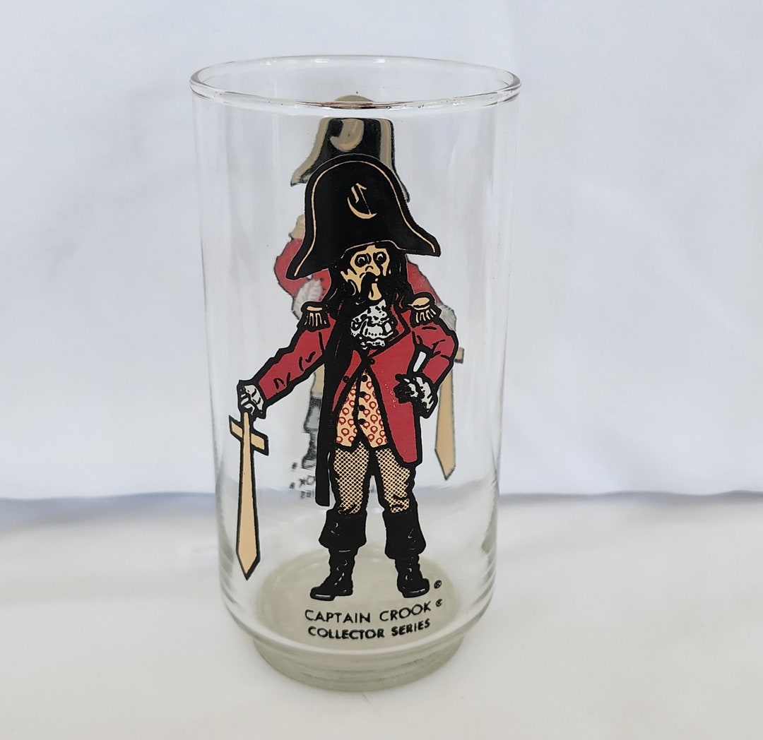 Vintage Mcdonald's Glass 1970s Captain Crook Collector Series - Etsy