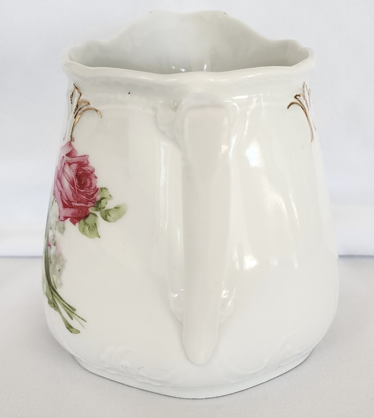 Hand Painted Porcelain Creamer Roses Germany - Etsy