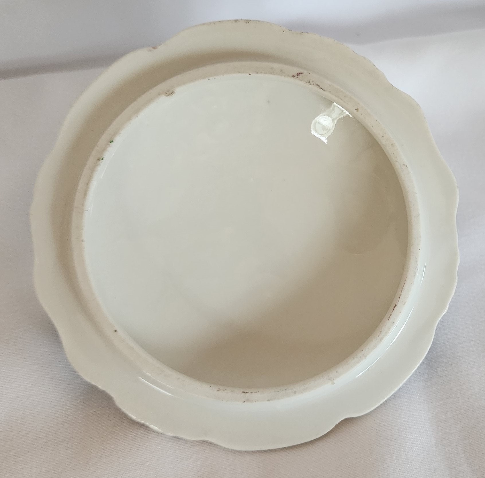 Porcelain Container With Lid Antique Hand Painted Floral - Etsy