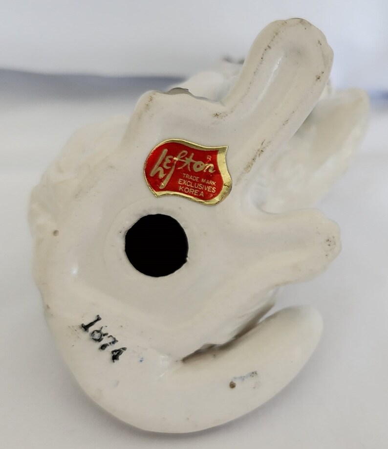 Cat Figurines Lefton Playing Kittens Gray and White Ceramic 1874 - Etsy
