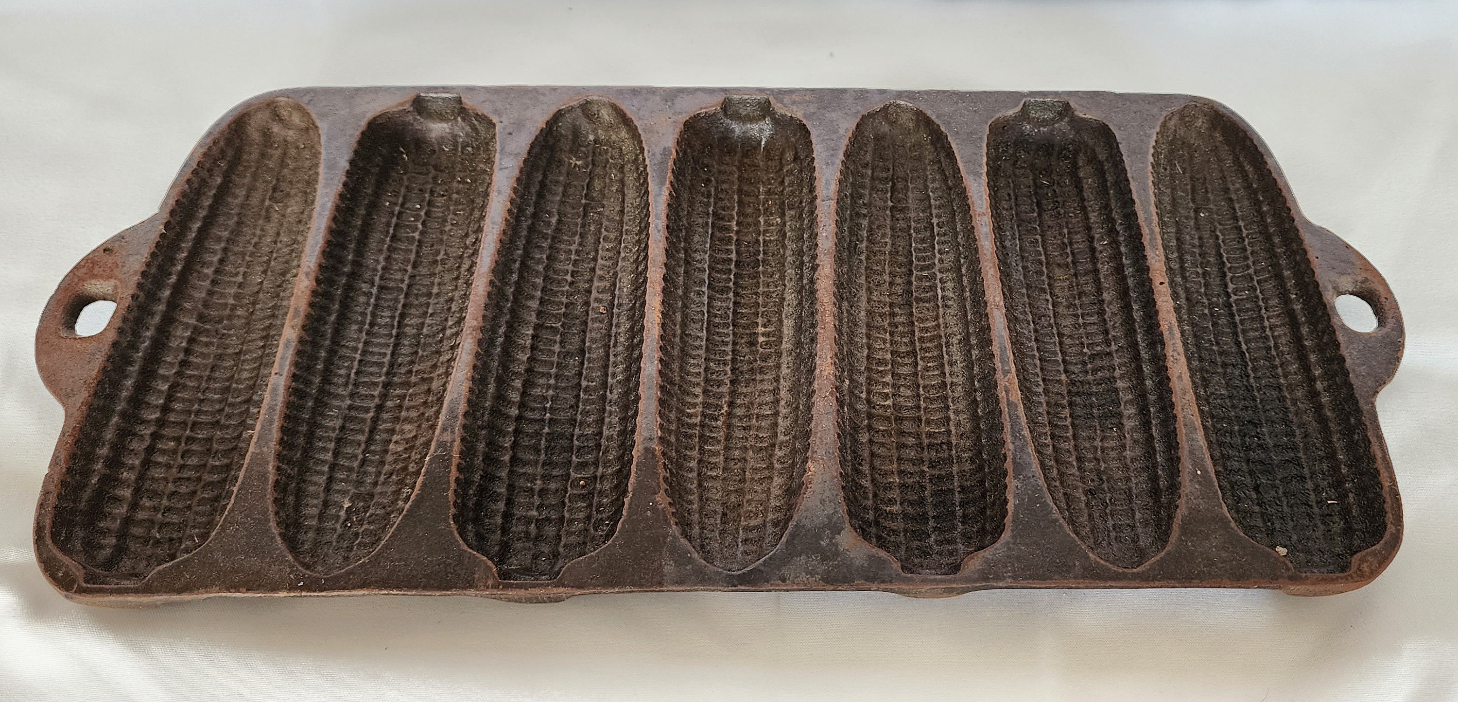 Vintage Cast Iron Corn Stick Cornbread Pan - Etsy