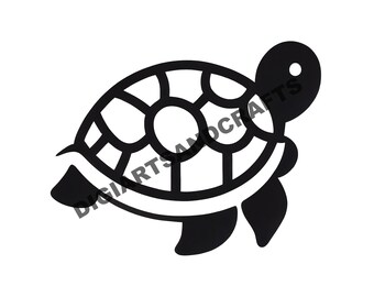 Sea Turtle Clipart With Water Bubbles and Flowers Adorable - Etsy