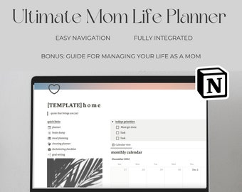 Notion Template Personal Planner Notion Dashboard, All in One Notion Template, Notion Planner ...