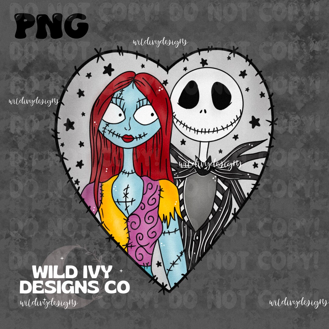 NBC Heart Png,jack and Sally , Halloween, Fall, Spooky PNG Image, T ...