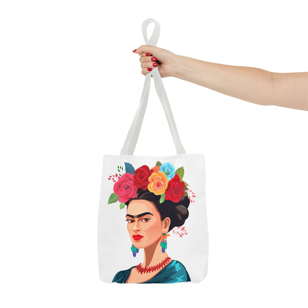 Frida Kahlo Tote Bag Frida Kahlo Present Gifts for Her Mexican Art Tote Bag Colorful Tote Bag - Etsy